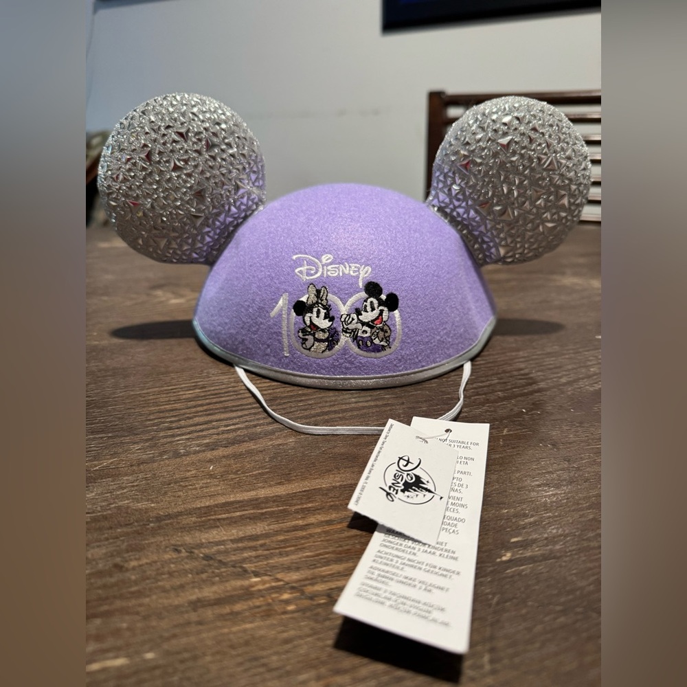 Disneys 100th Anniversary Mickey Ear Hat Nwt - Gem